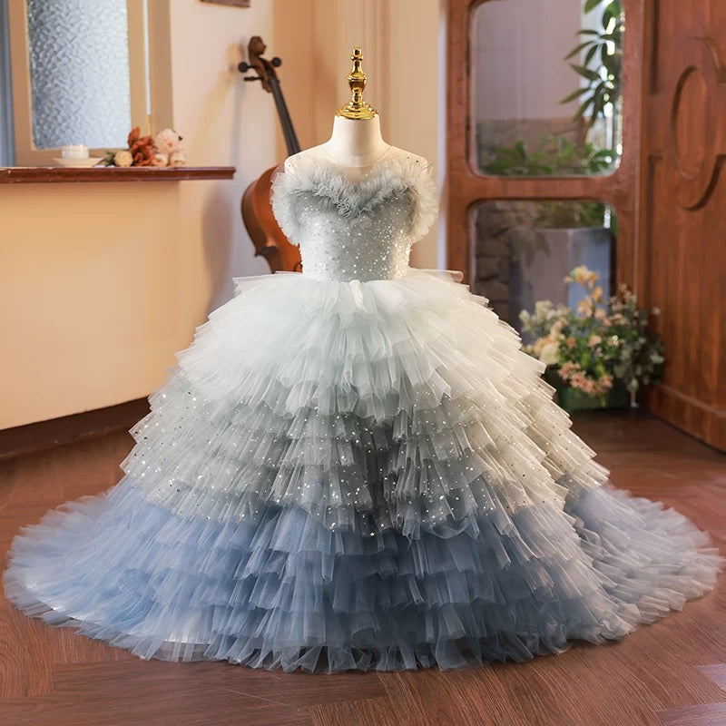 Children's long dress for special occasions – Liyadress